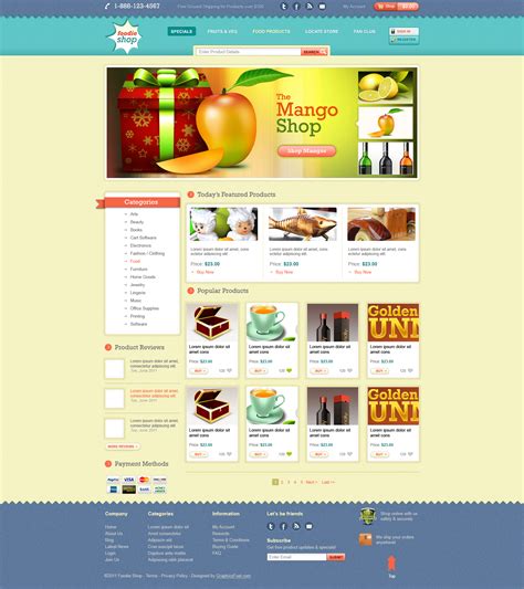 ecommerce design template
