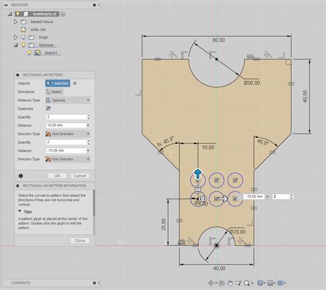 Fusion 360 Crash At Simple Rectangular Pattern Autodesk Community