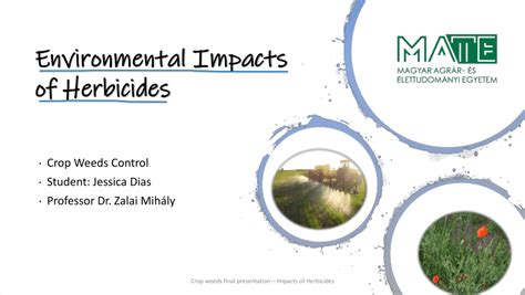 Pdf Environmental Impacts Of Herbicides ٠ Crop Weeds Control