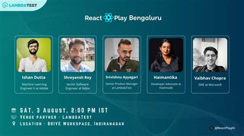 Join Me For Visual Regression Testing In Bengaluru Srivishnu Ayyagari Posted On The Topic
