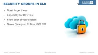 AWS ELB Tips Best Practices PPT