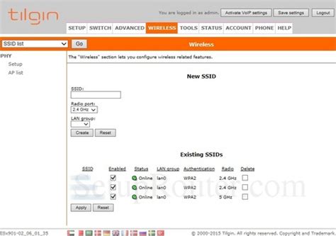 Tilgin HG Screenshots