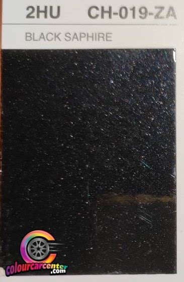 2HU BLACK SAPHIRE โทน ZA - colourcarcenter