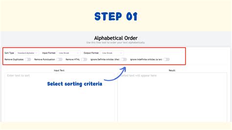 Alphabetical Order Online Tools For Sorting Text