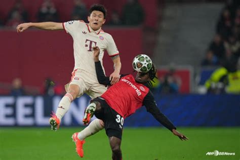 김민재 Ucl 8강 진출 걷어내기 10회 또 무실점 철벽 케인→데이비스 연속골 뮌헨 레버쿠젠에 2 0 완승