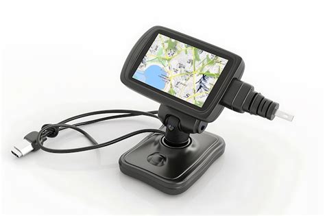 Gps Navigation Device With A Map Display Premium Ai Generated Image