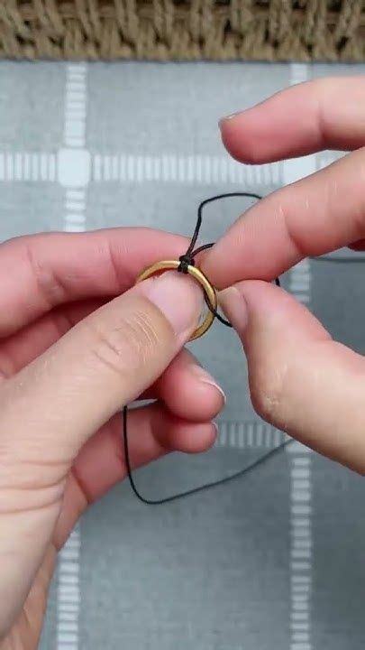 How To Tie A Ring Into A Fashionable Necklace Diycraft Diyideas Diyshorts Diy Rings