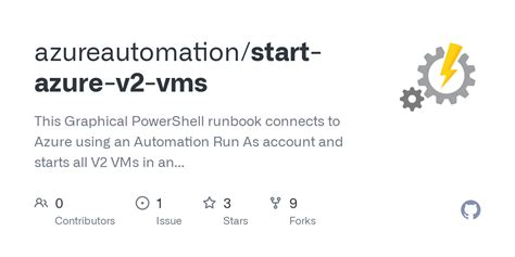 Github Azureautomationstart Azure V2 Vms This Graphical Powershell Runbook Connects To Azure