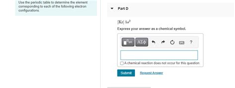 Solved Use The Periodic Table To Determine The Element Chegg
