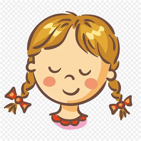卡通手绘小女孩头像设计png图片素材下载图片编号9682672 Png素材网