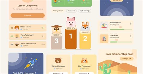 Quizz App Ux And Ui Kits Ft Ui And Design Envato