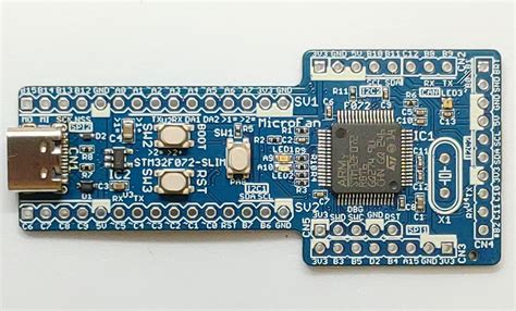 Jp Stm32f072 Slim Stm32f072rb Arm Cortex M0 48mhz 128kflash 16kram 開発ボード Type C