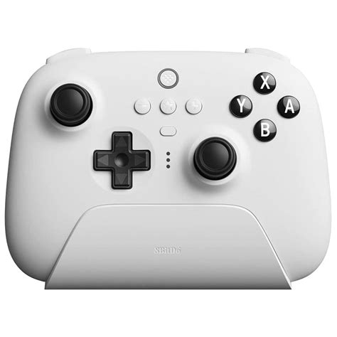 8bitdo Ultimate Bluetooth And 2 4g Controller With Charging Dock White