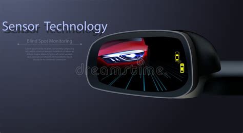 Blind Spot Monitoring System Icon Stock Vector Illustration Of Driver Caution 187271075