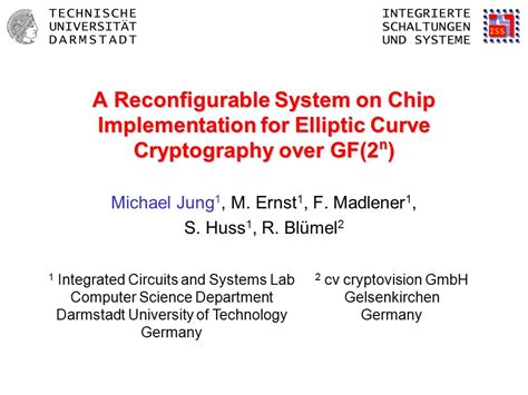 A Reconfigurable System On Chip Implementation For Elliptic Curve