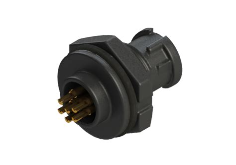 방수 Ip66 ~ 68 A 크기미니 2핀 암 패널 실장 커넥터 Cad L302csr Holin