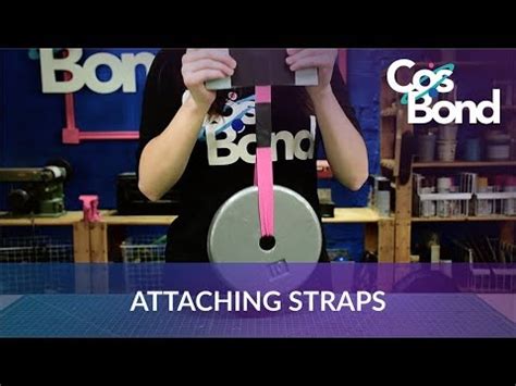 How To Attach Cosplay Straps With Cosbond Specialty Adhesives Youtube