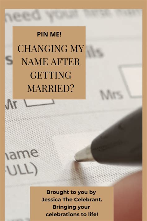 Should I Change My Last Name After Marriage Jessica The Celebrant