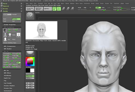 Ambient Occlusion In Current Zbrush Zbrushcentral