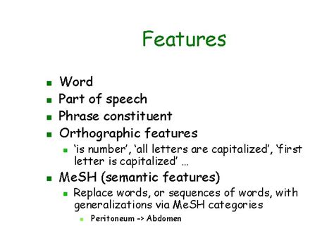 Classifying Semantic Relations In Bioscience Texts Barbara Rosario