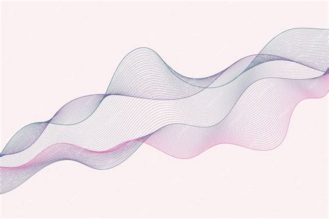 Premium Vector Chaotic Dynamic Gradient Wavy Particles Background Abstract Futuristic Dotted