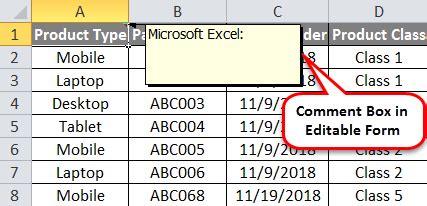 Insert Comment In Excel How To Insert Comment In Excel