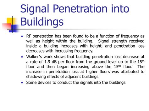 Ppt Advanced Propagation Models For Predicting Large Scale Behavior Powerpoint Presentation