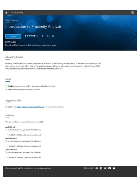 Introduction To Proximity Analysis Pdf