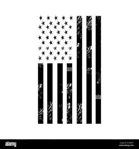 Grunge Usa Flag American Flag With Grunge Texture Vector Stock Vector Image And Art Alamy