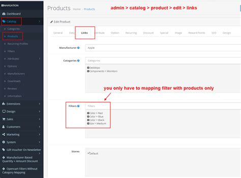 OpenCart Opencart Filters Without Category Mapping