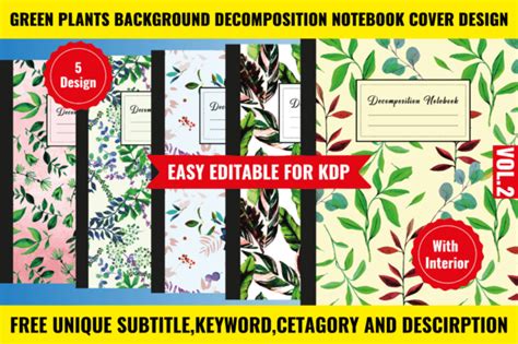 Green Plants Decomposition Notebook Graphic By Mstmahfuzakhatunshilpe · Creative Fabrica