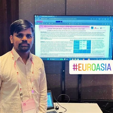 Dr Mohammad Abbas On Linkedin Euroasia Criticalcare Isccm Esicm