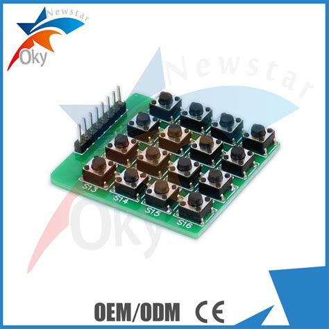 MCU Extension X Key Matrix Keyboard Module For Arduino