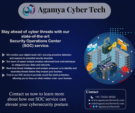 agamya cyber tech on linkedin soc cybersecurity agamyacybertech