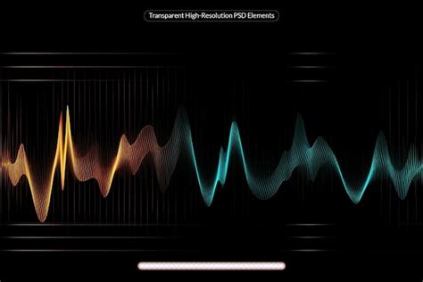 Premium PSD Illustration Contain Graph Chaotic Noise Dotted Grid And Blurred Lines On Dark