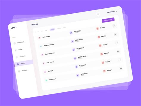 FinTech Dashboard UI By Ozenua Oluwatobi On Dribbble