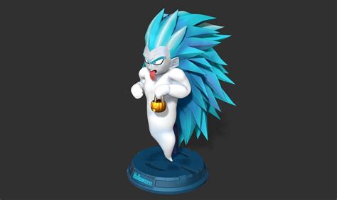Gotenks Ghost Ssj3 With Halloween 3d Model 3d Printable Cgtrader