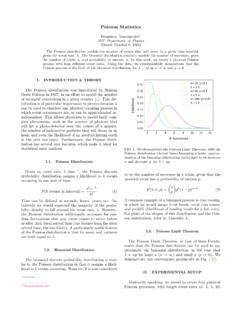 Poisson Statistics MIT Poisson Statistics Mit Pdf PDF PRO