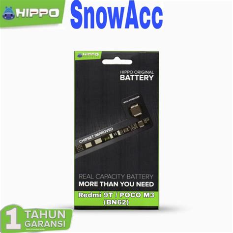 Jual Hippo Baterai Xiaomi Redmi T Poco M Bn Battery Pocophone M Baterai Jakarta
