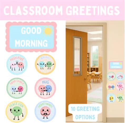Gingham Pastel Sel Classroom Decor For Morning Meetings Counseling