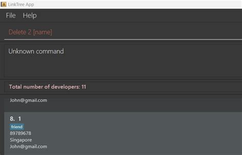 [pe d][tester c] delete team function is not functional · issue 185