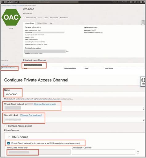 Oracle Analytics Cloud How To Setup And Configure The Oracle Analytics Cloud Environment On Oci