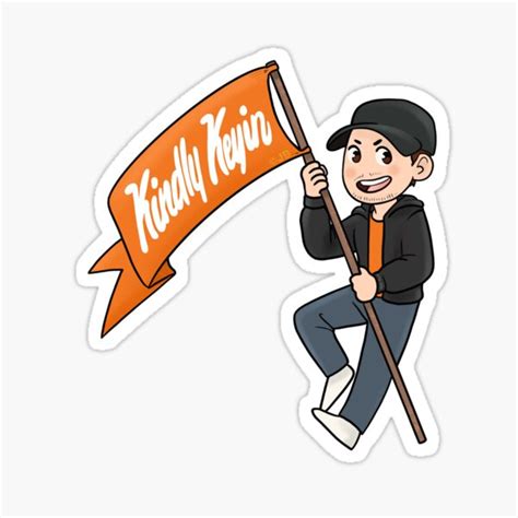 Kindly Keyin Flag Sticker For Sale By Funnehgacha Redbubble