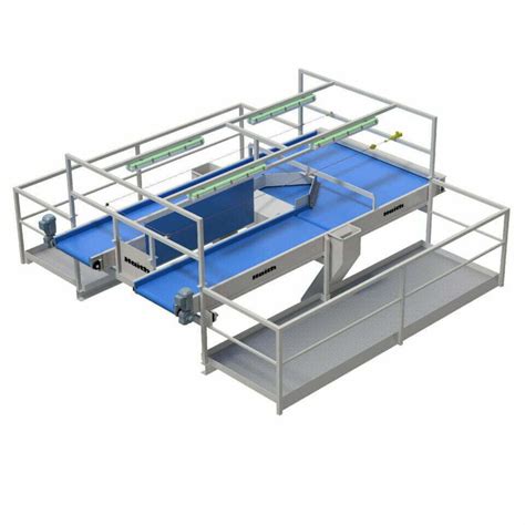 Potato Vegetable Grading Conveyor Table Haith