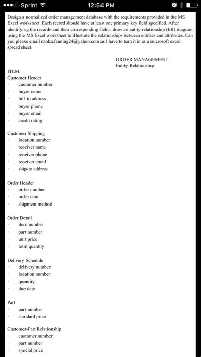 Design A Normalized Order Management Database With