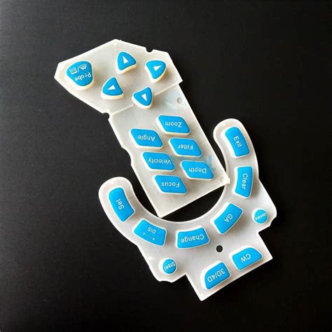 Rubber Silicone Flexible Medical Prototype Keypad With Radium Carving