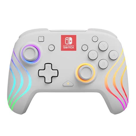 PDP Afterglow Wave Nintendo Wireless Controller White With Motion White SportsDirect Com