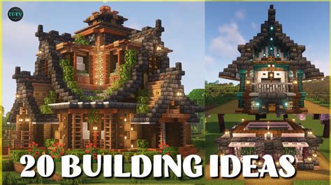 20 Minecraft Building Ideas Step By Step Tutorials And Downloads Youtube
