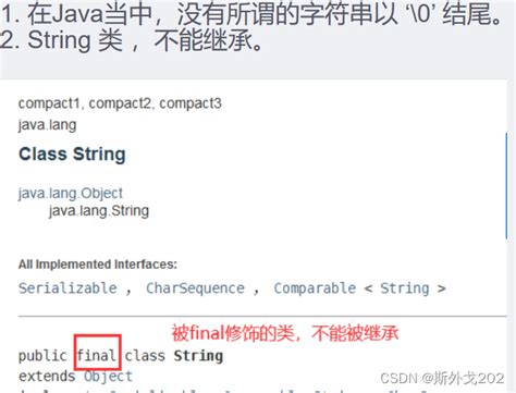 String Class 字符串类型 上半部分讲解 Csdn博客