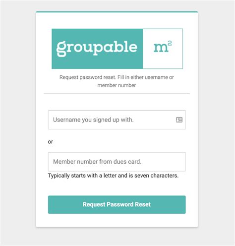 Invalid Login Password Recovery Errors Groupable Help Center
